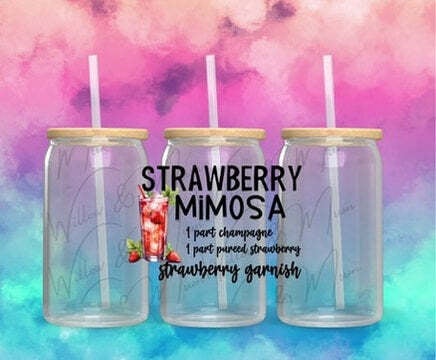 UV DTF Decals - 5 - Mimosa | Willow & Mum Transfers